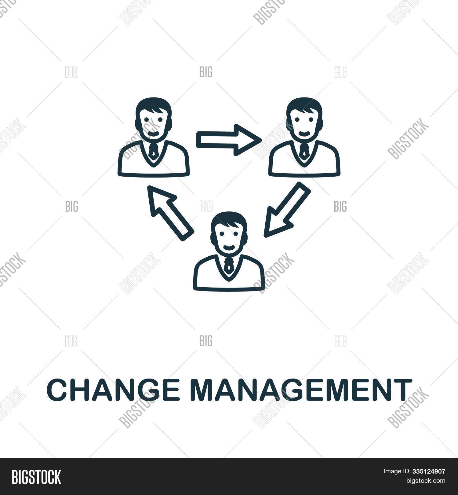 Change Management Icon Image & Photo (Free Trial) | Bigstock