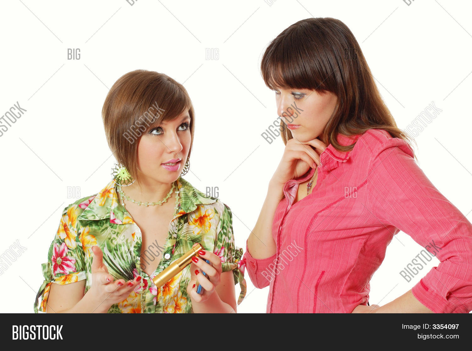 One Girl Giving Advice Image & Photo (Free Trial) | Bigstock