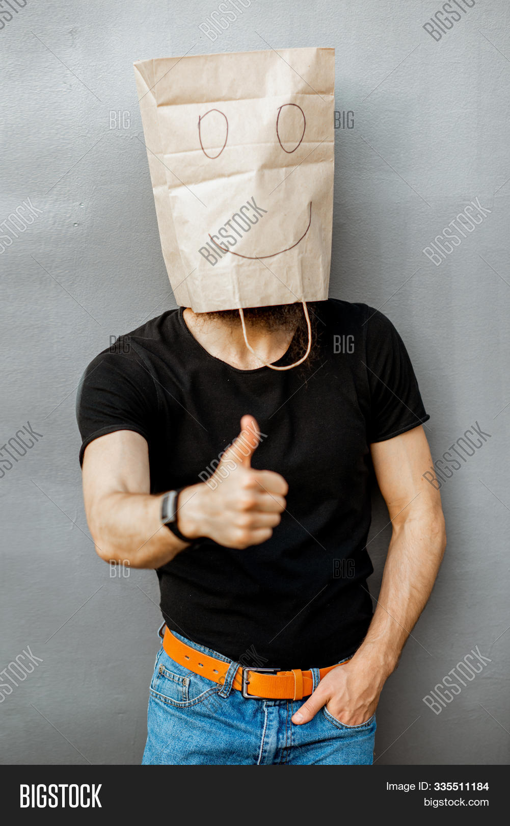 Portrait Man Paper Bag Image & Photo (Free Trial) | Bigstock
