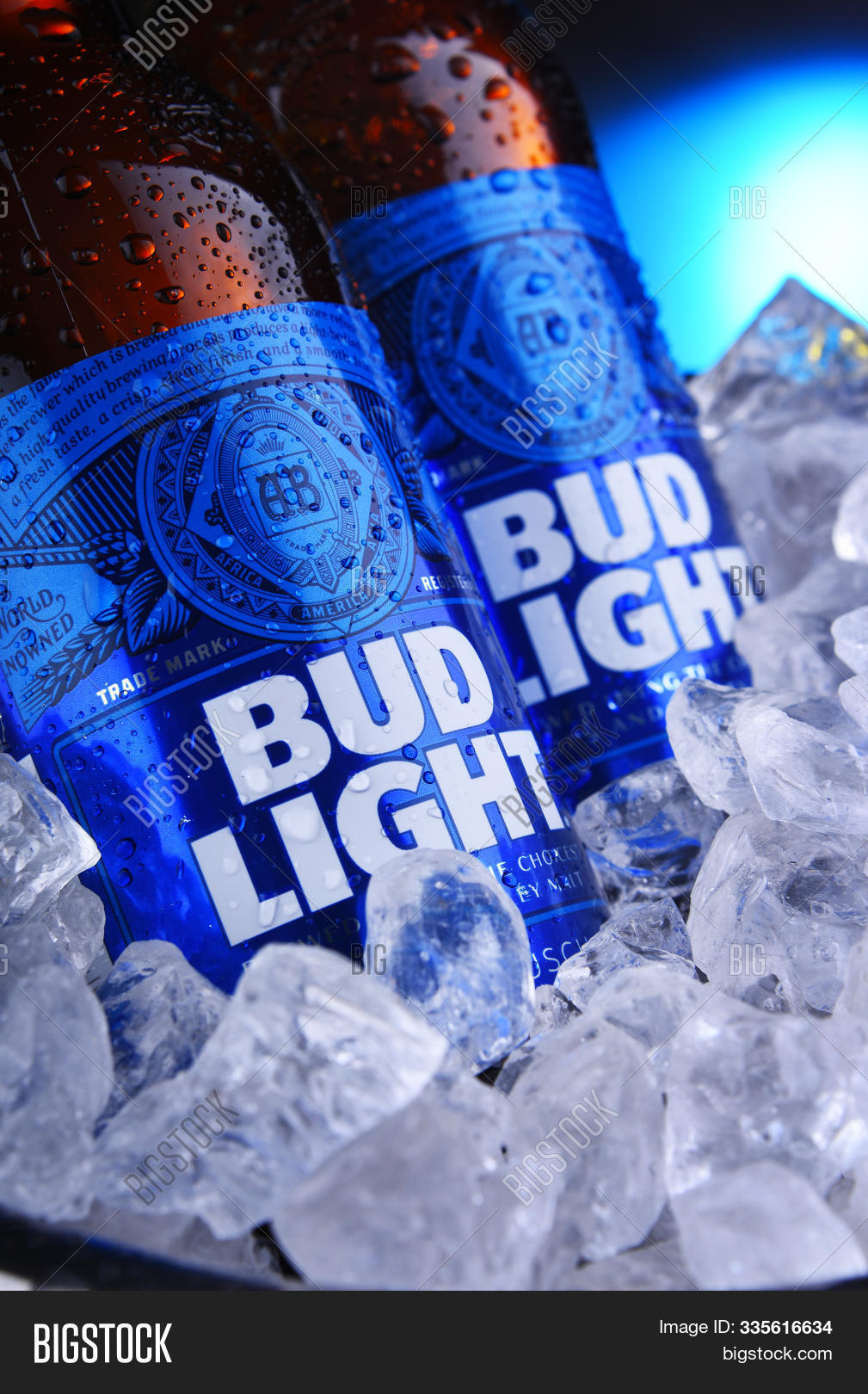 Bottles Bud Light Beer Image & Photo (Free Trial) | Bigstock