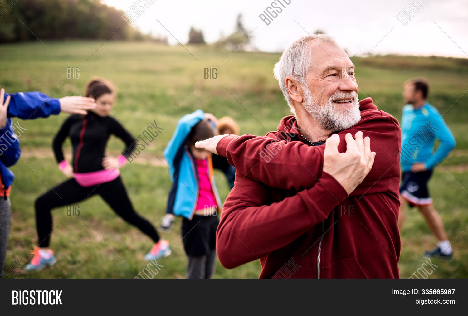 Large Group Fit Active Image & Photo (Free Trial) | Bigstock