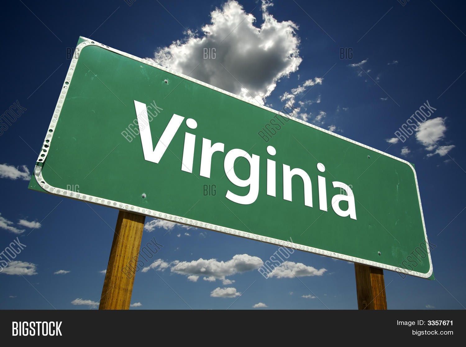 Virginia Road Sign Image & Photo (Free Trial) | Bigstock