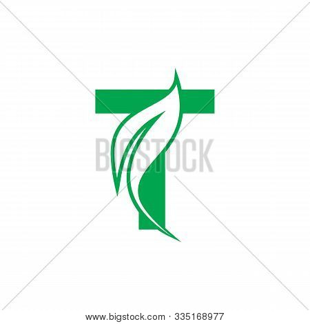 Natural Letter T Vector & Photo (Free Trial) | Bigstock
