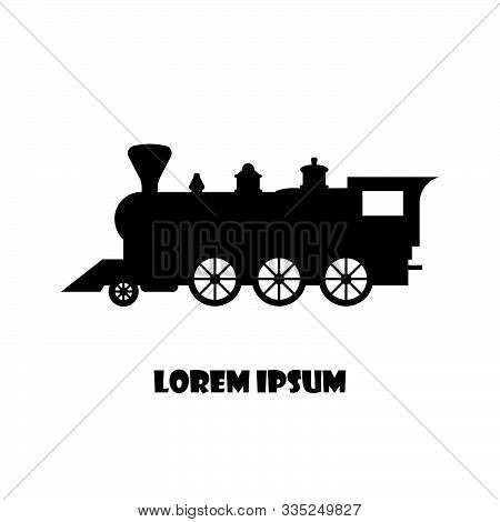 Train Retro Steam Vector & Photo (Free Trial) | Bigstock