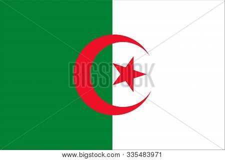 Original Flag Algeria Vector & Photo (Free Trial) | Bigstock