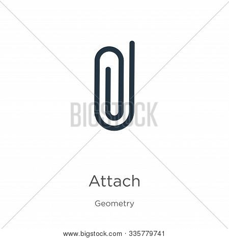 Attach Icon Vector. Vector & Photo (Free Trial) | Bigstock