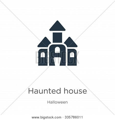 Haunted House Icon Vector & Photo (Free Trial) | Bigstock