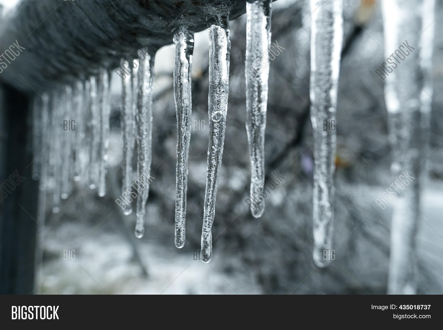 Many Small Icicles Image & Photo (Free Trial) | Bigstock