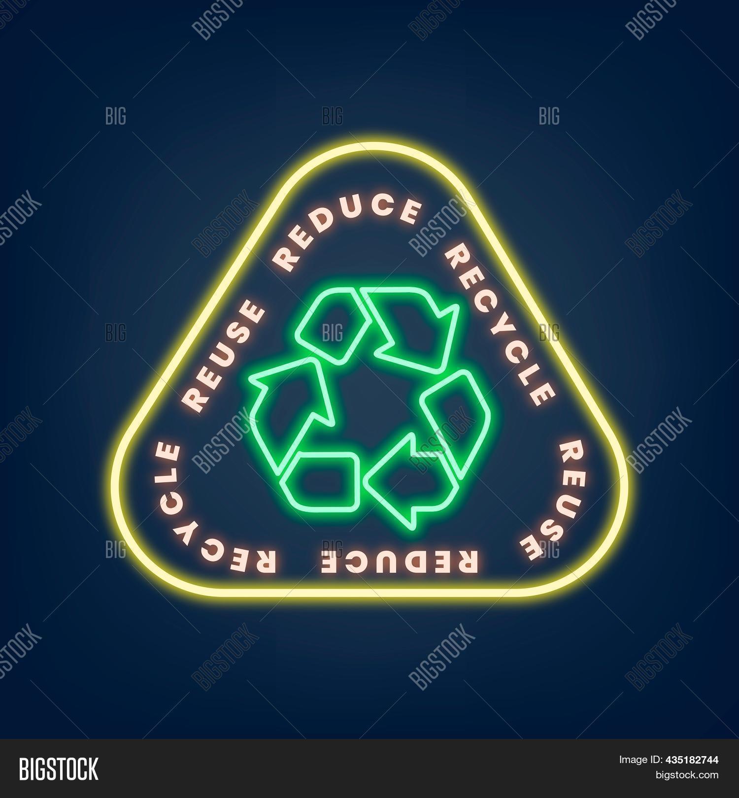Neon Sign Recycle Image & Photo (Free Trial) | Bigstock