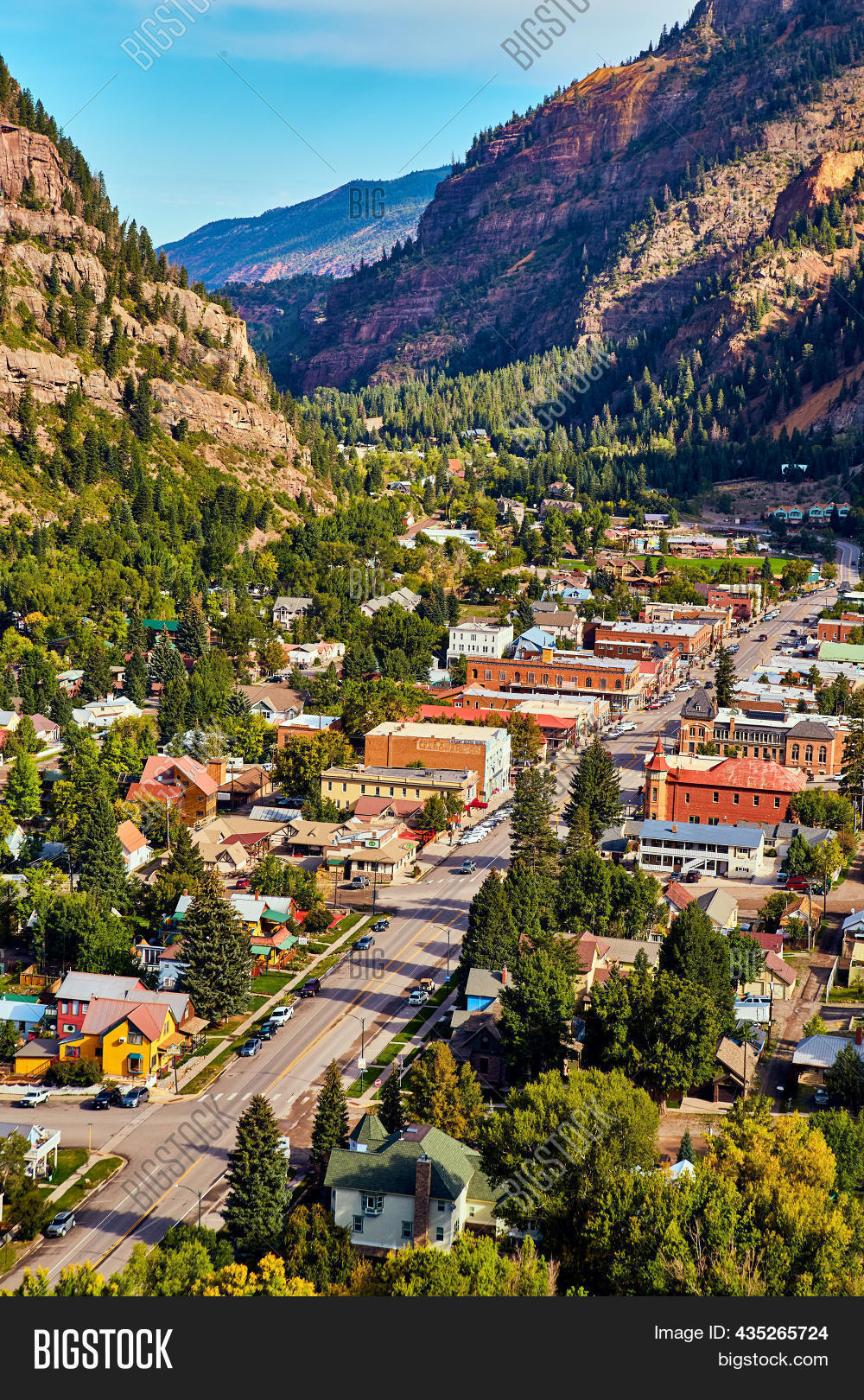 Cute Small Town Ouray Image & Photo (Free Trial) | Bigstock