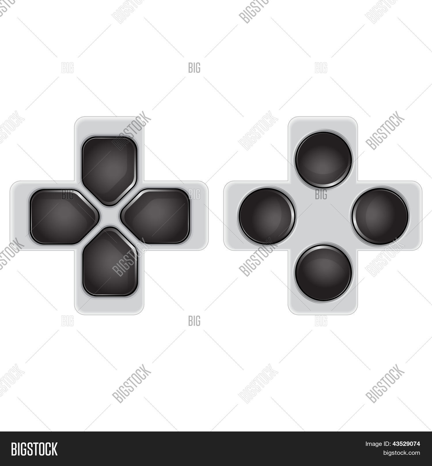 Black Joystick Vector & Photo (Free Trial) | Bigstock