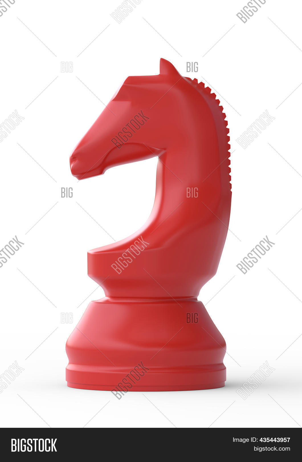 Red Knight Chess Piece Image & Photo (Free Trial) | Bigstock