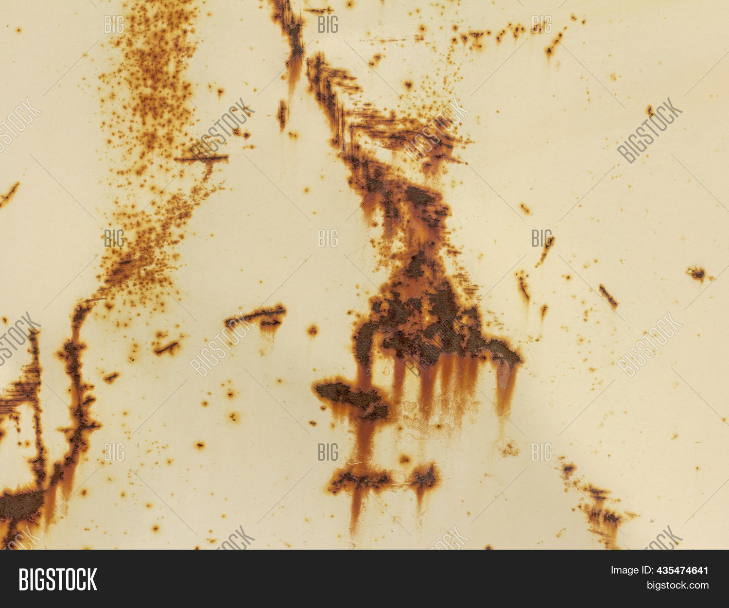 Rusty White Metal Wall Image & Photo (Free Trial) | Bigstock