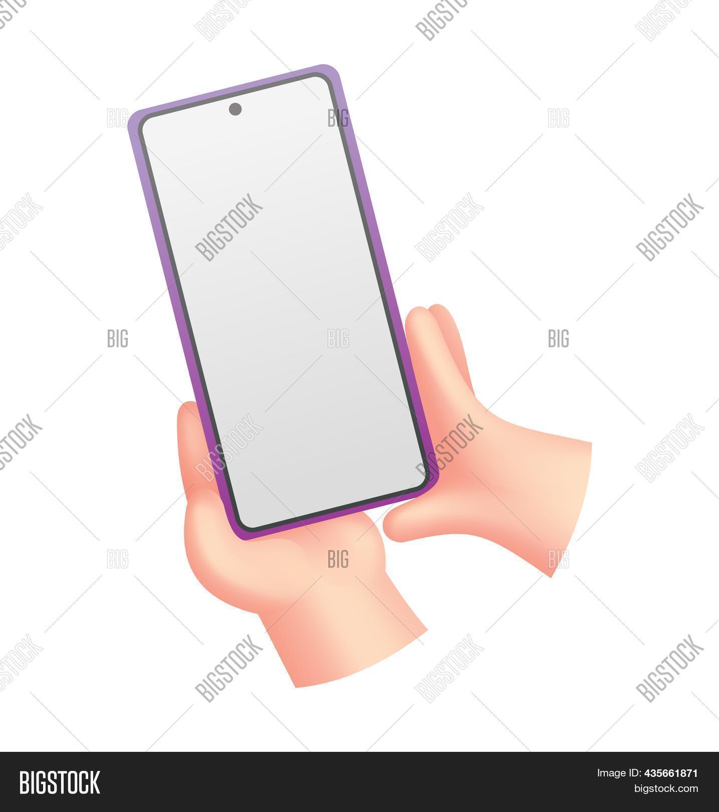 Cartoon Hands Phone. Image & Photo (Free Trial) | Bigstock