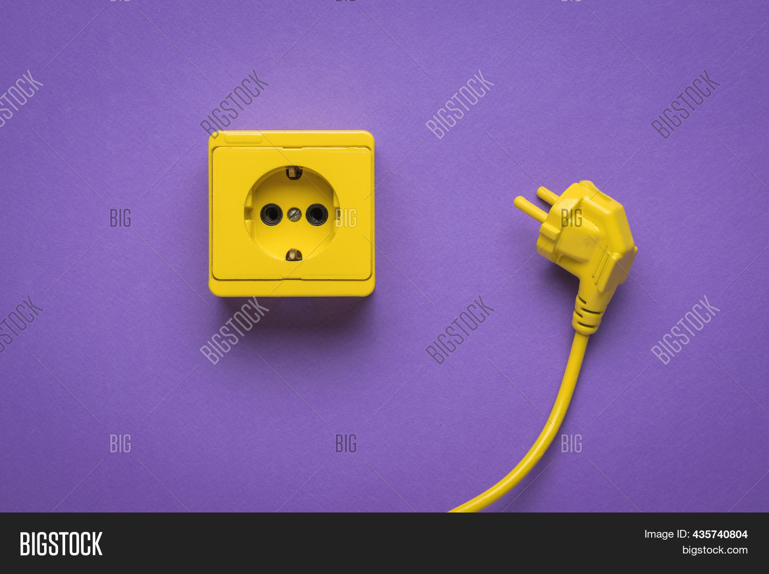 Yellow Power Cord Image & Photo (Free Trial) | Bigstock