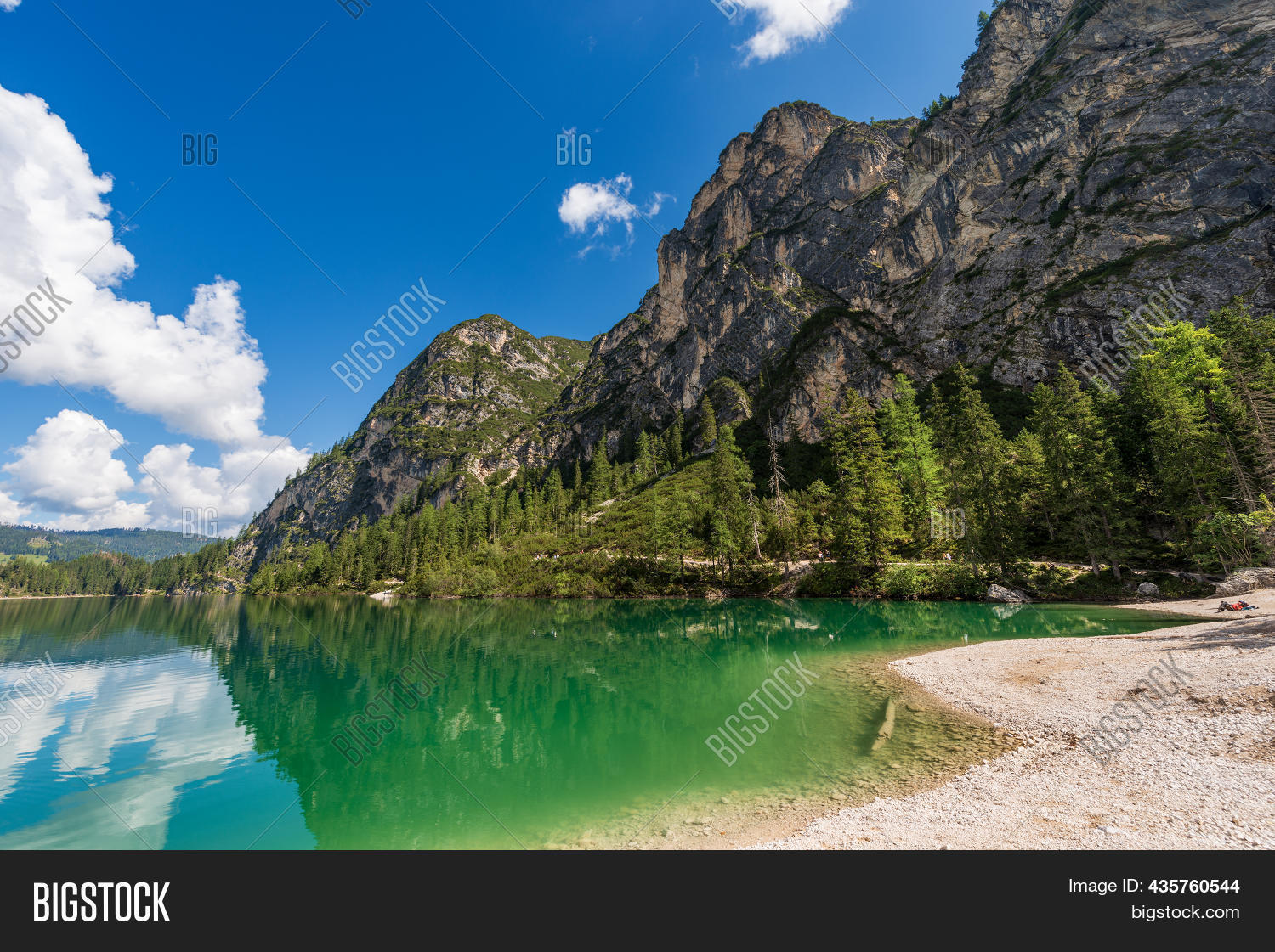 Pragser Wildsee Lago Image & Photo (Free Trial) | Bigstock