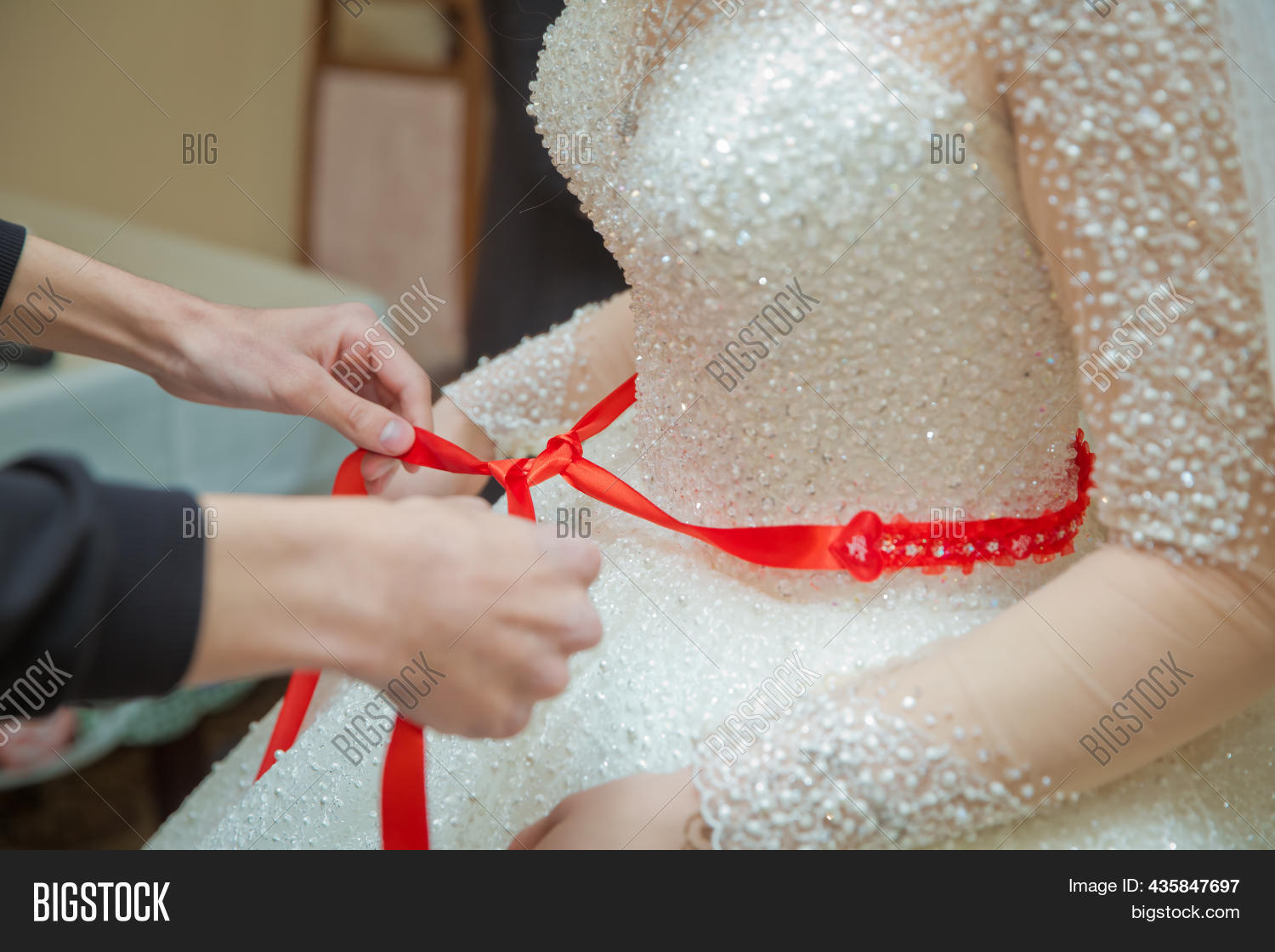 Close Ribbon On Belly Image & Photo (Free Trial) | Bigstock