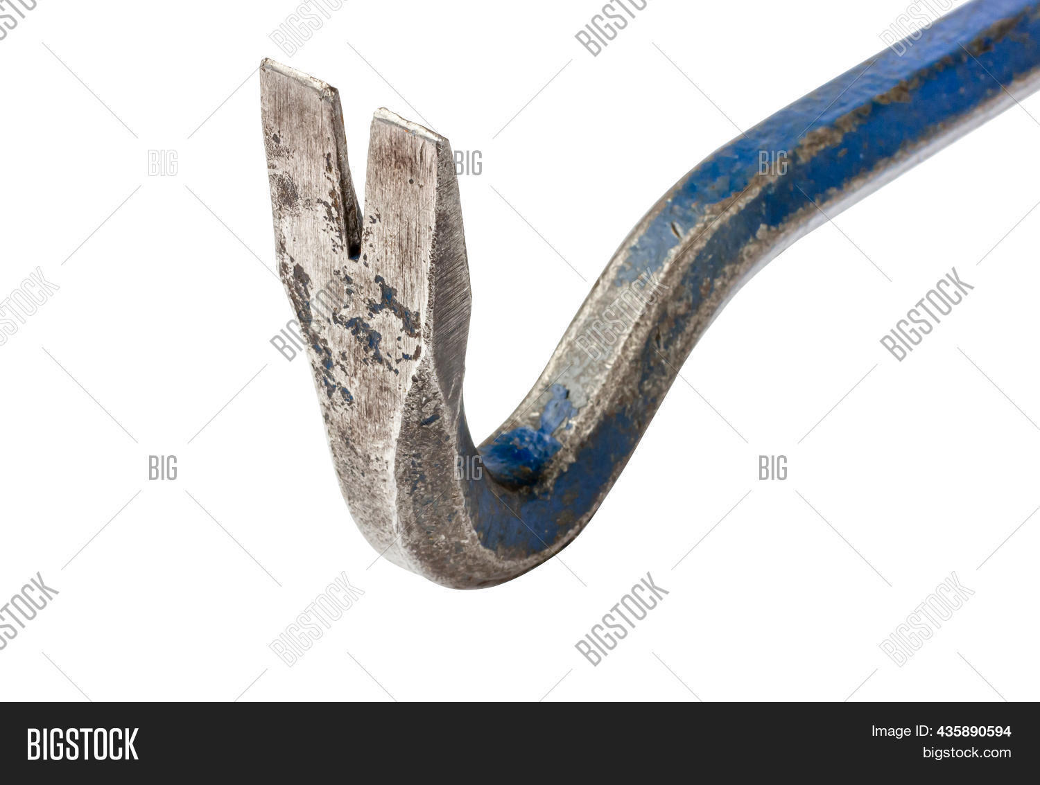 Steel Crowbar On White Image & Photo (Free Trial) | Bigstock