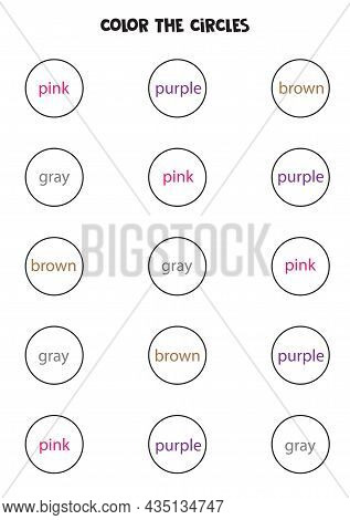 Read Names Colors Vector & Photo (Free Trial) | Bigstock