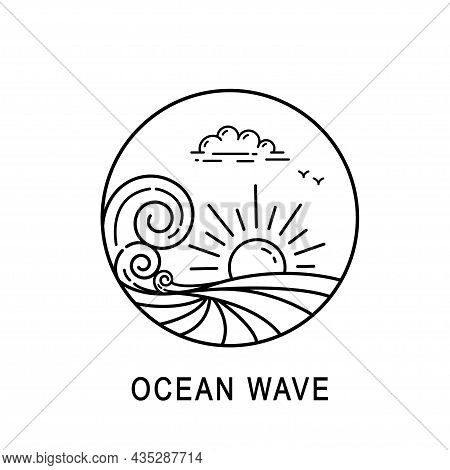Ocean Wave Sun Vector & Photo (Free Trial) | Bigstock
