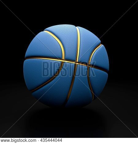 Blue Basketball Gold Image & Photo (Free Trial) | Bigstock
