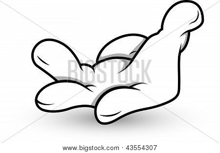 Cartoon Hand - Vector & Photo (Free Trial) | Bigstock