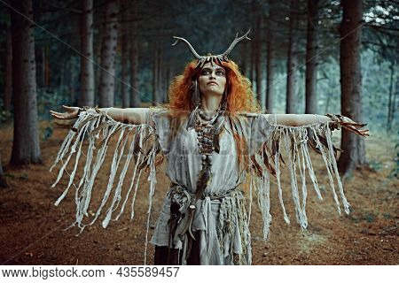 Ancient Shaman Woman Image & Photo (Free Trial) | Bigstock