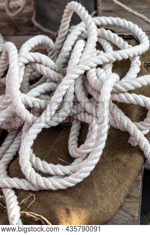 Coil White Rope Cable Image & Photo (Free Trial) | Bigstock