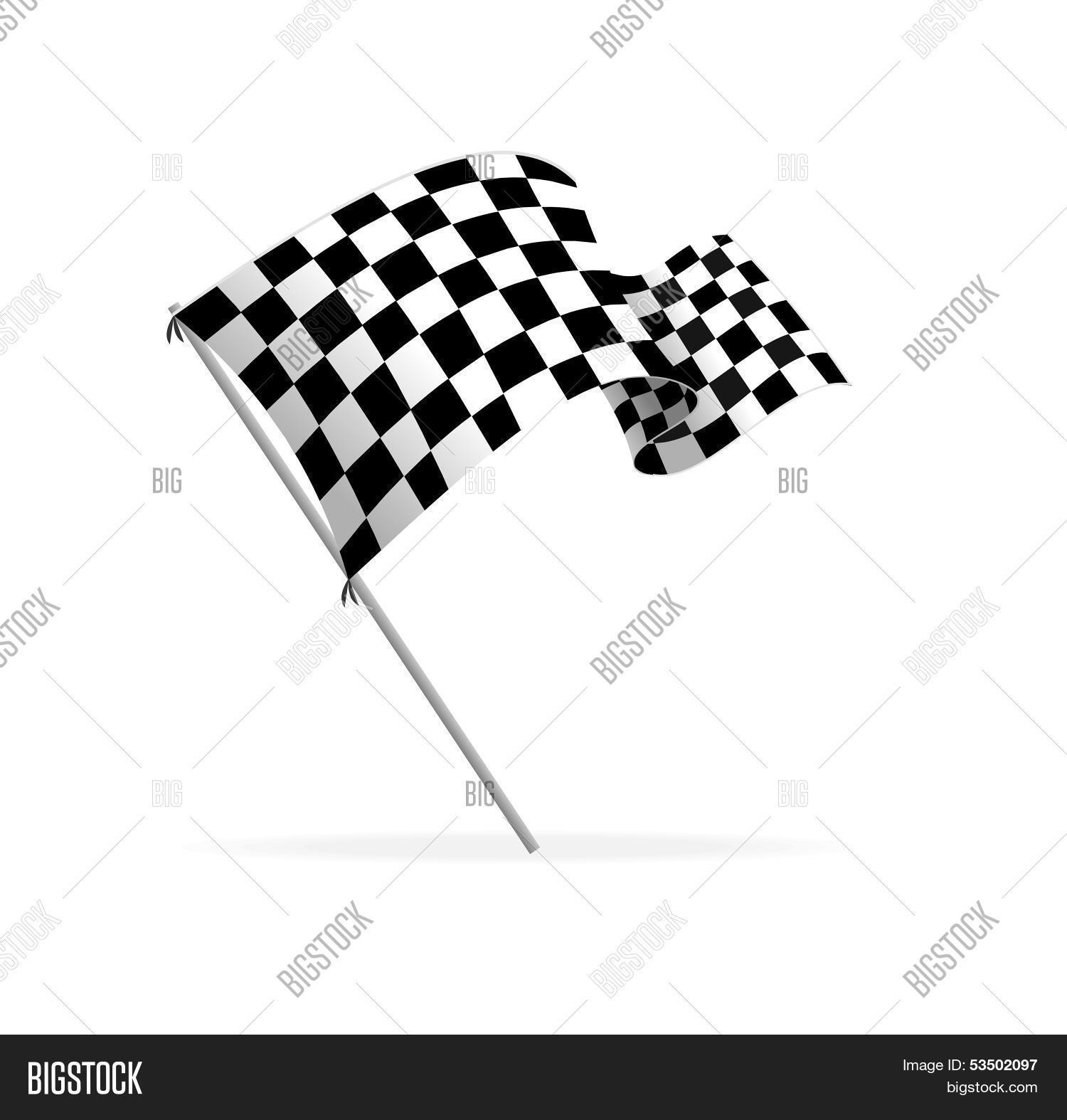 Vector Racing Flag Vector & Photo (Free Trial) | Bigstock