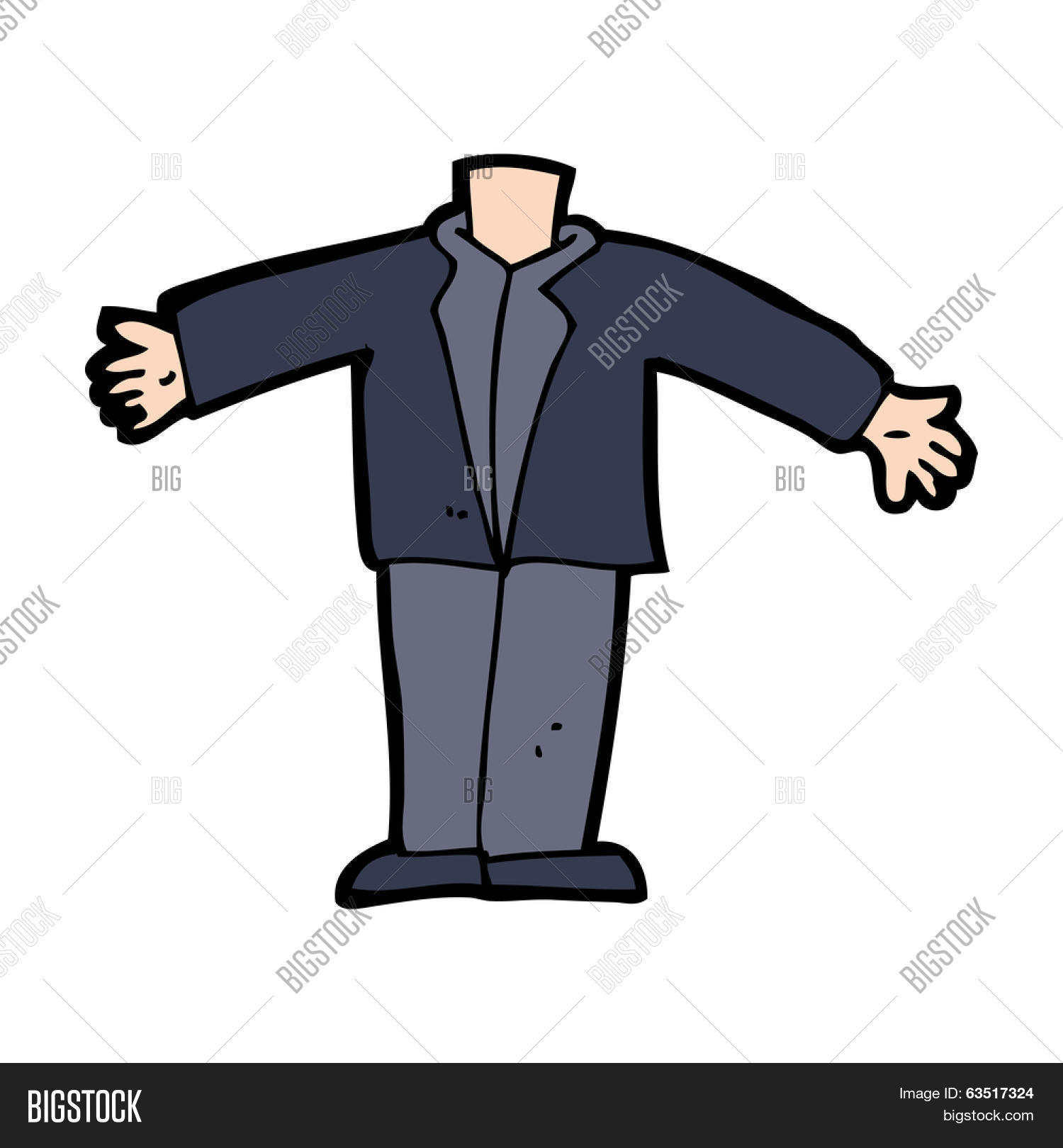 Cartoon Body Waving Vector & Photo (Free Trial) | Bigstock