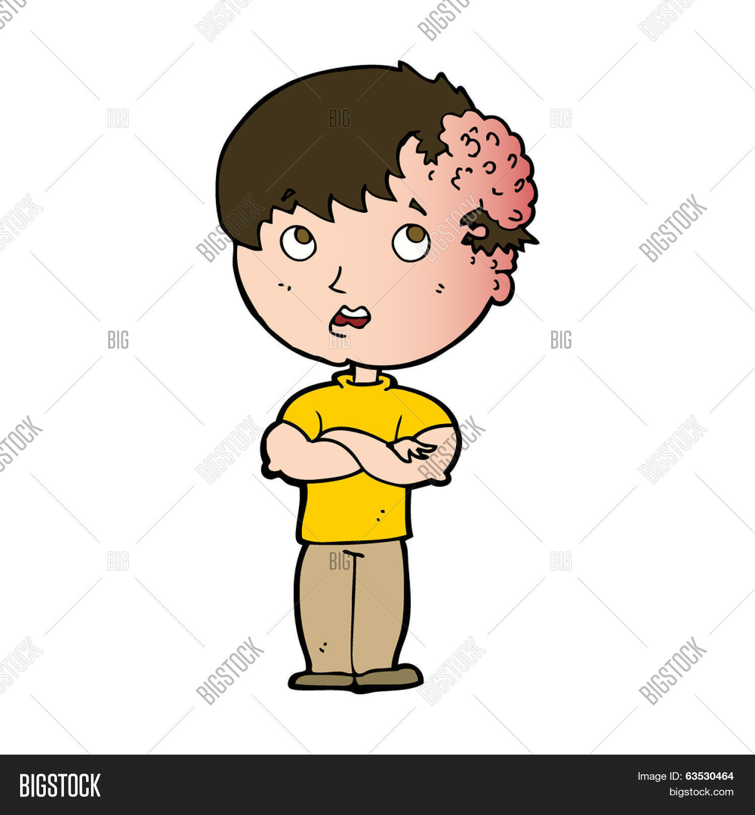 Cartoon Boy Growth On Vector & Photo (Free Trial) | Bigstock