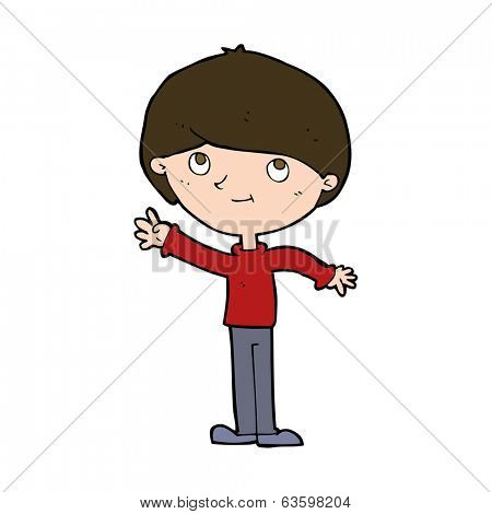 Cartoon Happy Boy Vector & Photo (Free Trial) | Bigstock