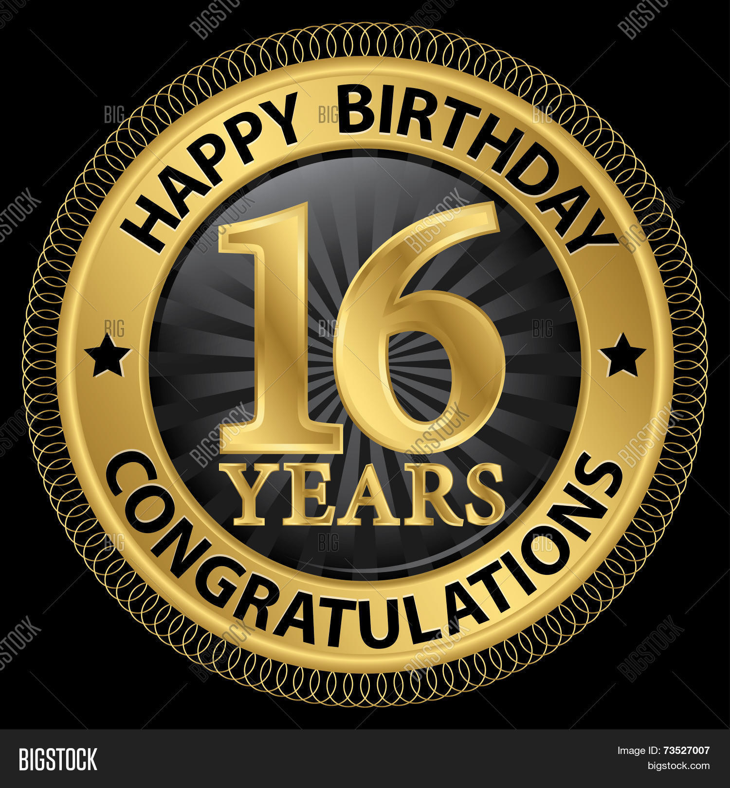 16 Years Happy Vector & Photo (Free Trial) | Bigstock