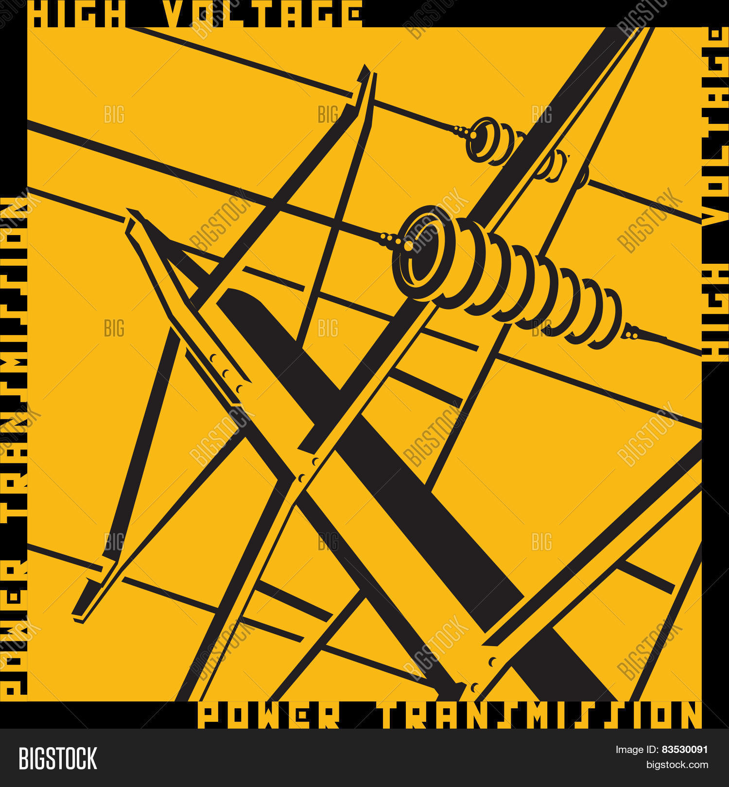 High Voltage Vector & Photo (Free Trial) | Bigstock