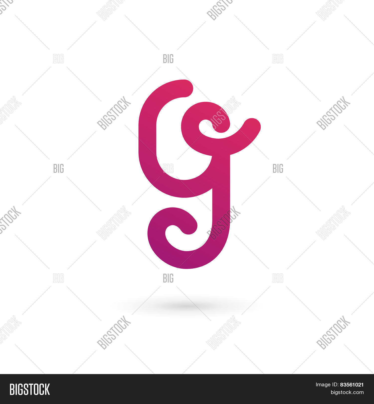 Letter G Number 9 Vector & Photo (Free Trial) | Bigstock