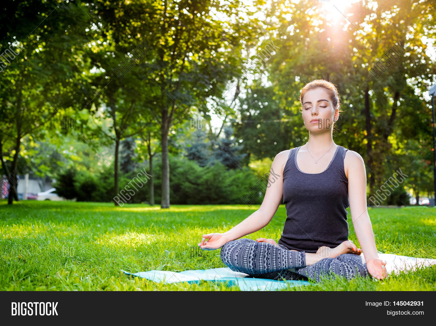 Meditating Woman Image & Photo (Free Trial) | Bigstock