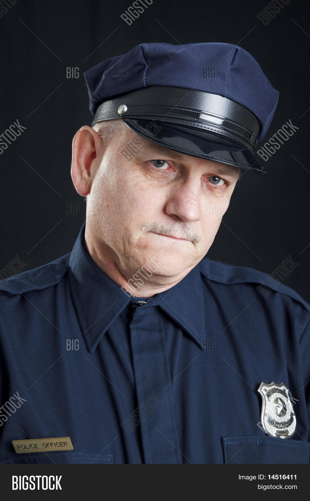 Sad Police Officer Image & Photo (Free Trial) | Bigstock