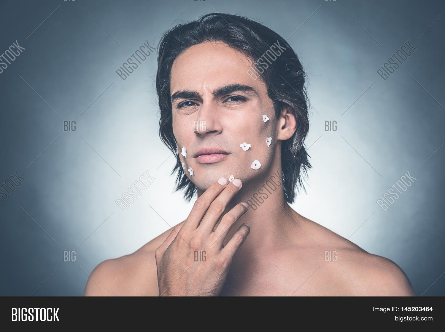 Bad Shave. Frustrated Image & Photo (Free Trial) | Bigstock