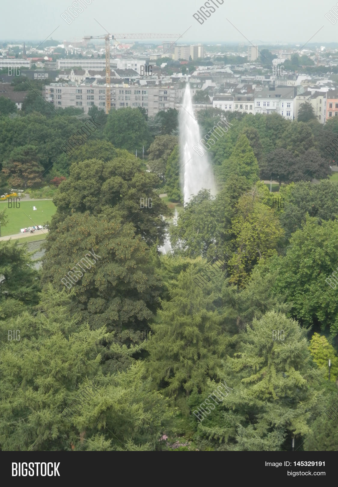 Top View Fountain Image & Photo (Free Trial) | Bigstock