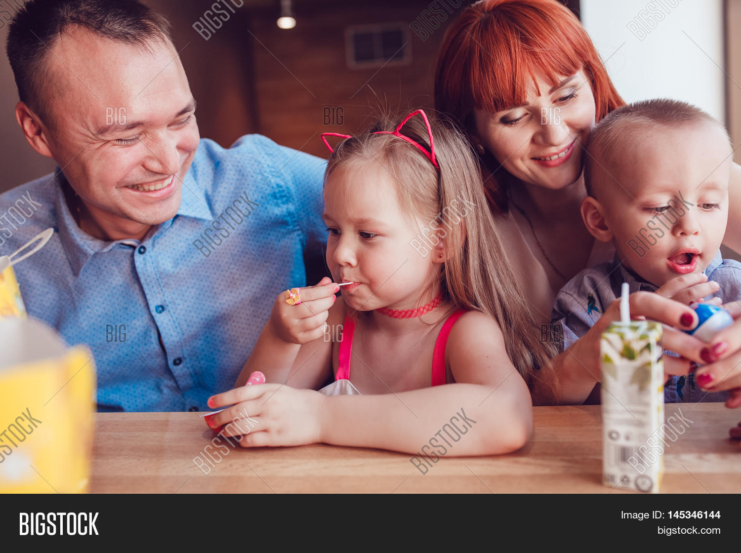 Happy Family Eating Image & Photo (Free Trial) | Bigstock