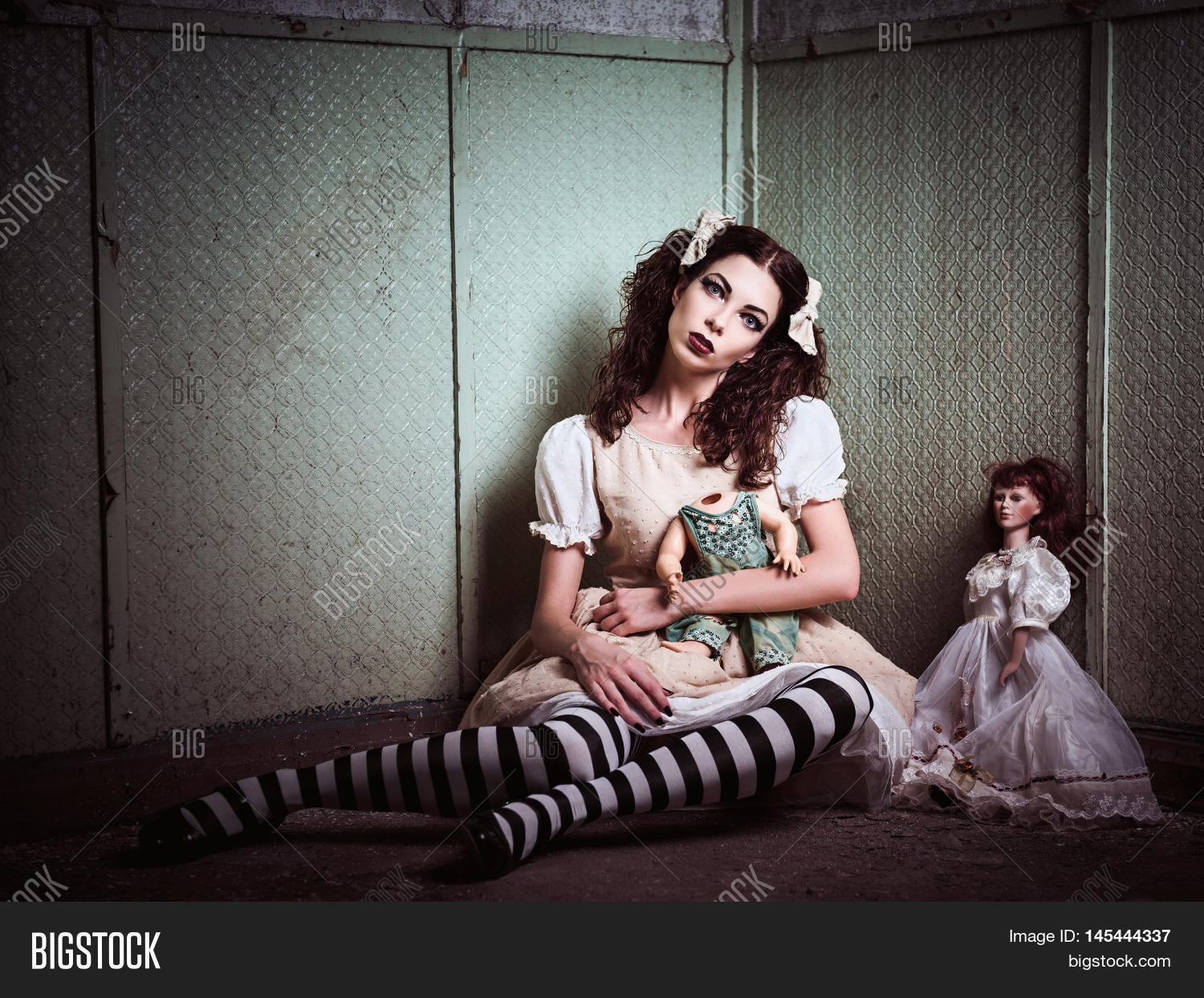 Strange Sad Girl Dolls Image & Photo (Free Trial) | Bigstock