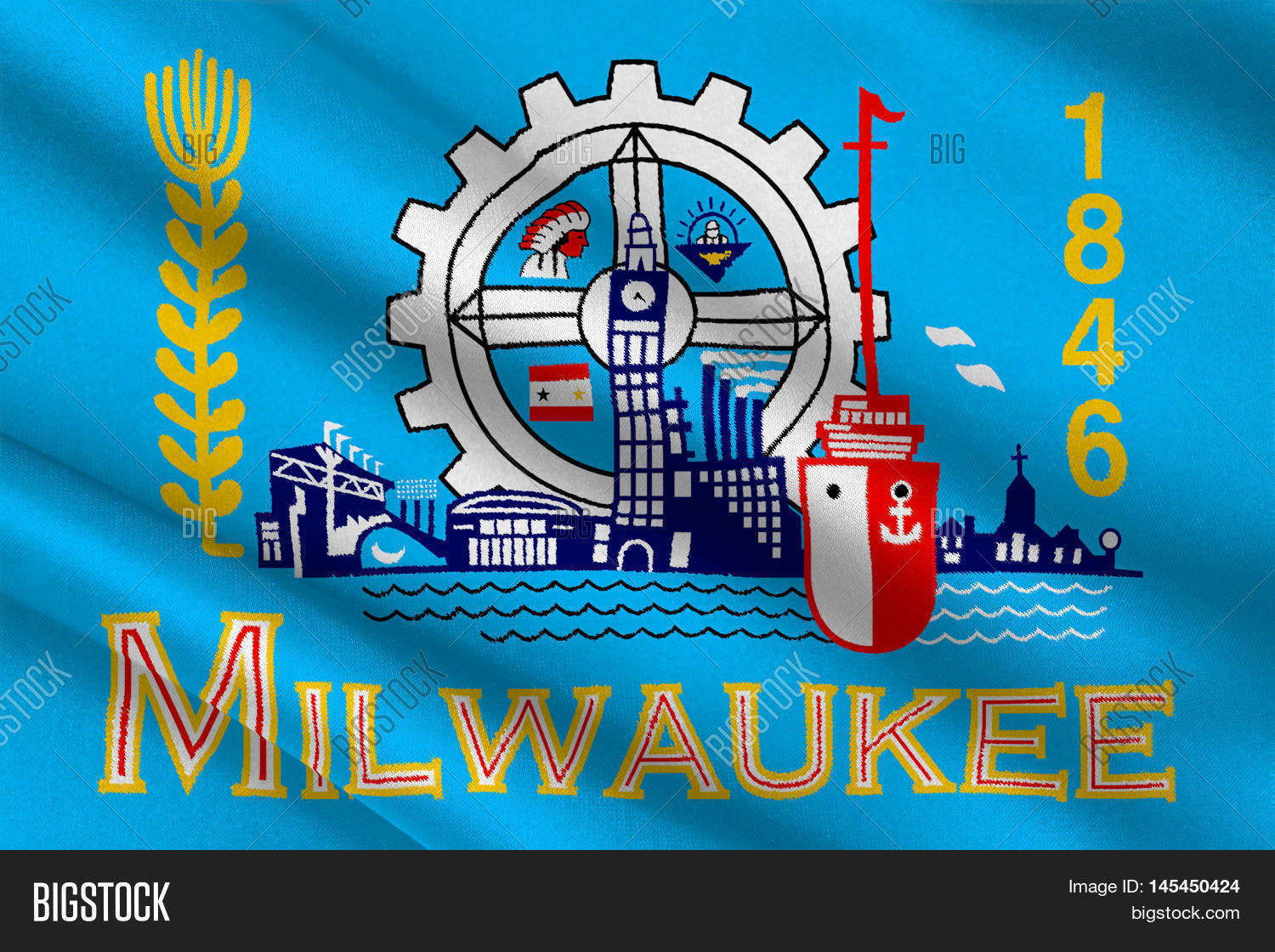 Flag Milwaukee State Image & Photo (Free Trial) | Bigstock
