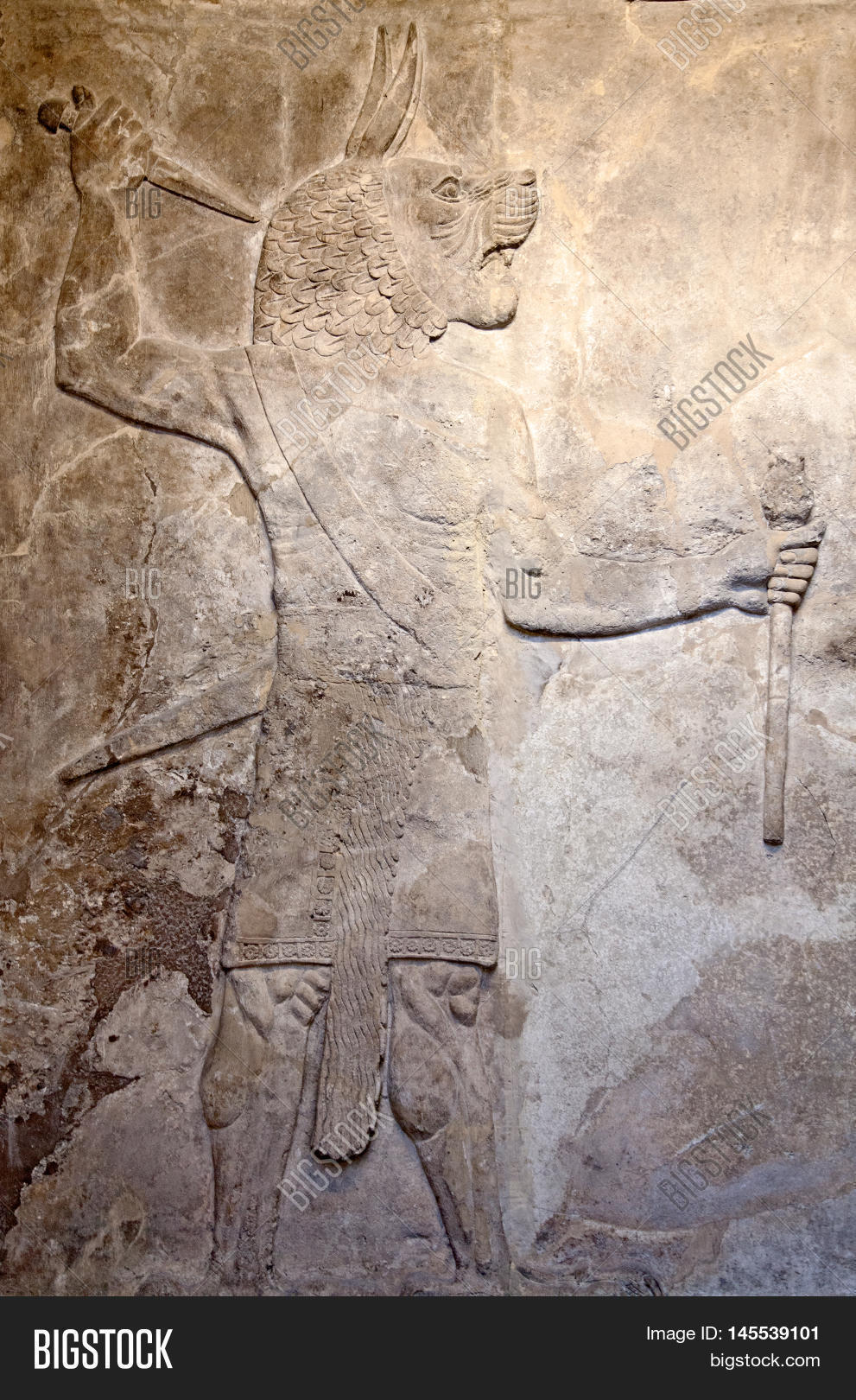 Ancient Sumerian Stone Image & Photo (Free Trial) | Bigstock