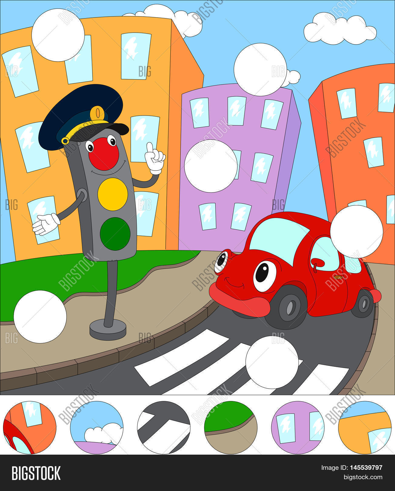 Cartoon Red Car Vector & Photo (Free Trial) | Bigstock