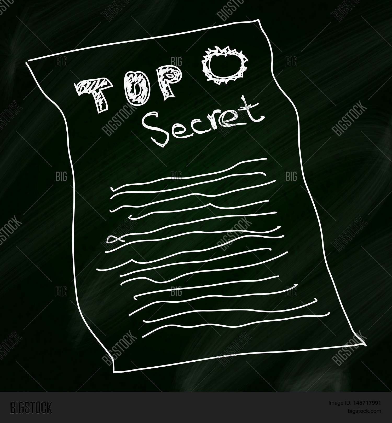 Doodle Sketch Secret Vector & Photo (Free Trial) | Bigstock