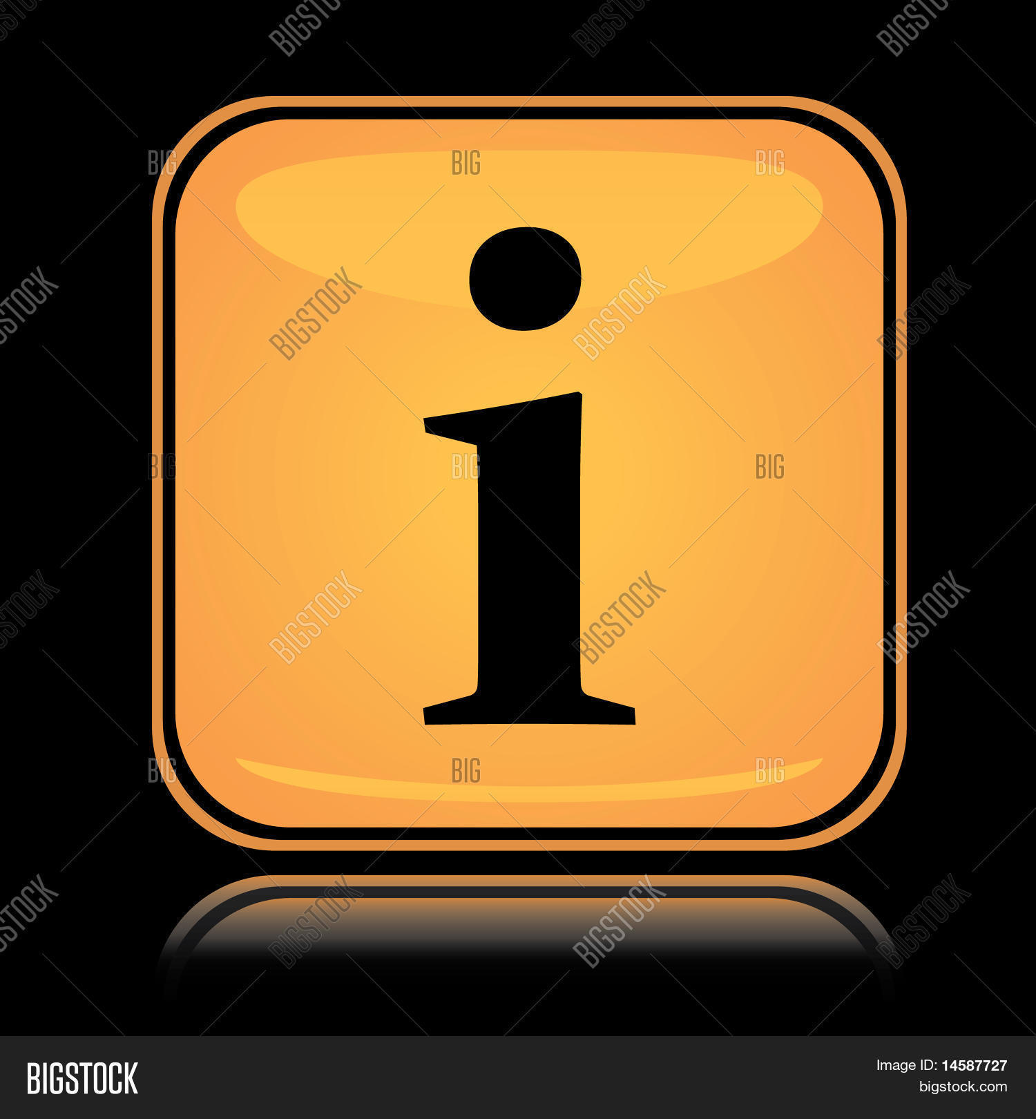 Yellow Square Icon Vector & Photo (Free Trial) | Bigstock