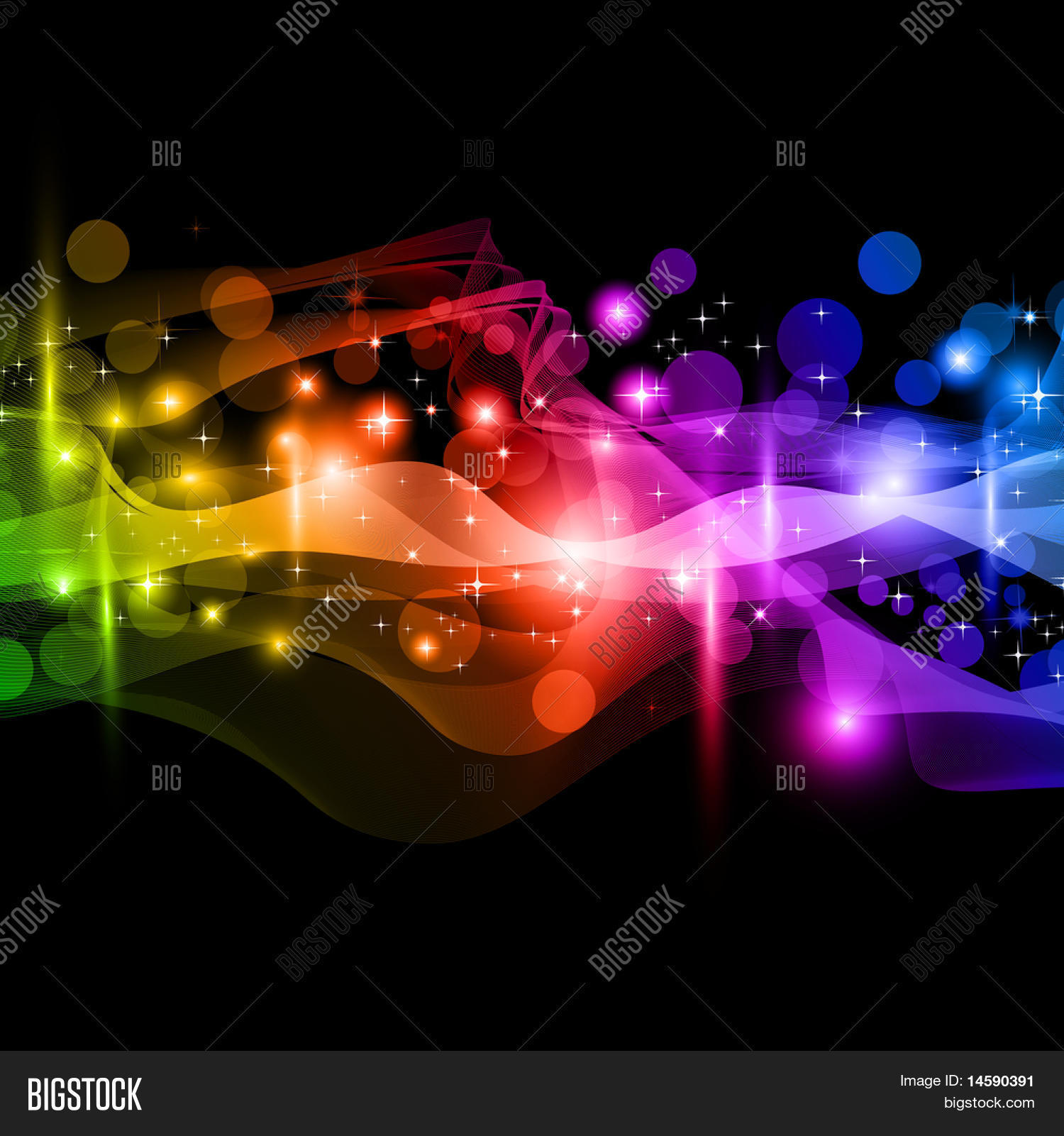 Flow Lights Rainbow Image & Photo (Free Trial) | Bigstock