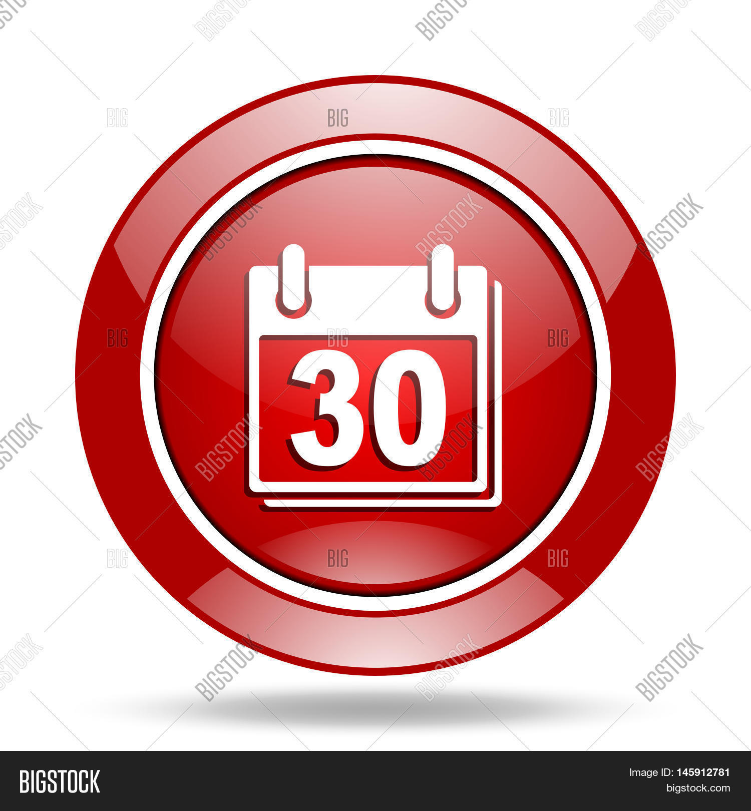 Calendar Round Glossy Image & Photo (Free Trial) | Bigstock