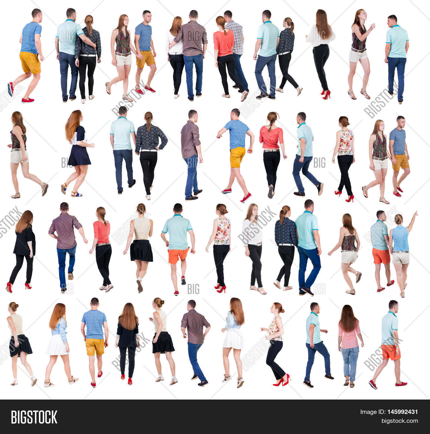 Collection Back View Image & Photo (Free Trial) | Bigstock