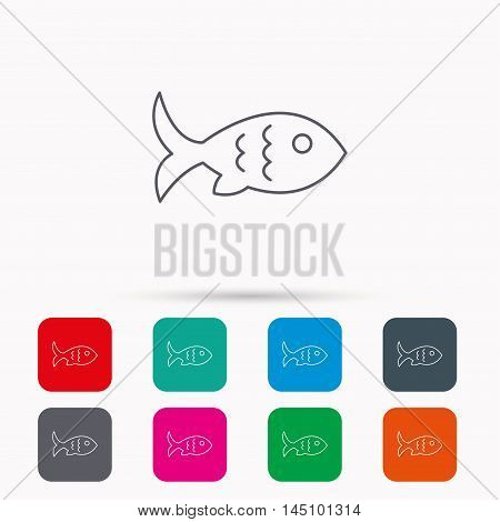 Fish Fin Scales Icon Vector & Photo (Free Trial) | Bigstock
